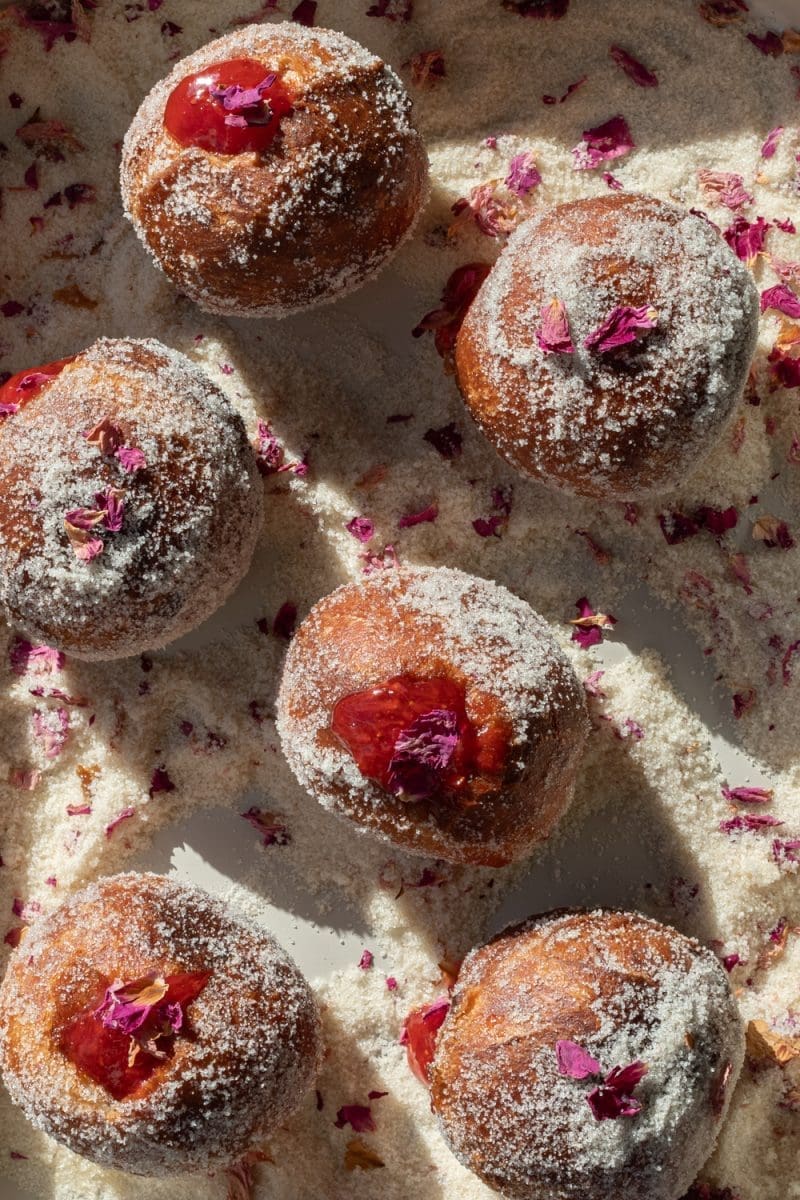 Strawberry Rose Paczki | Fresh Bean Bakery