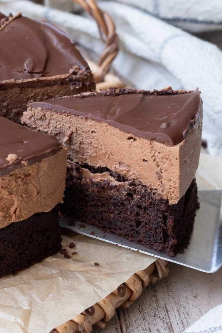 French Silk Chocolate Cake | Fresh Bean Bakery